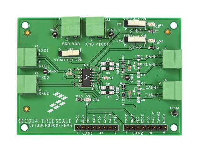 Evaluation Kit - MC34CM0902, High-Speed CAN Transceiver | NXP ...