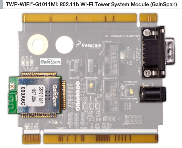 802.11b Wi-Fi Tower System Module (GainSpan) | NXP Semiconductors