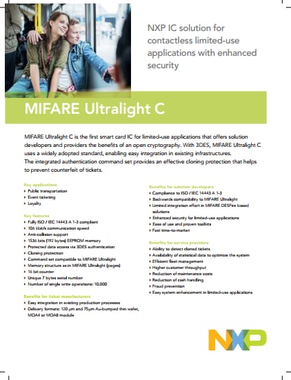 MIFARE Ultralight | NXP
